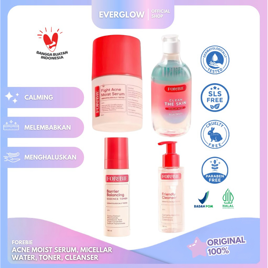 Jual [RESELLER RESMI] Forebie Fight Acne Moist Serum 35ml | Forebie ...