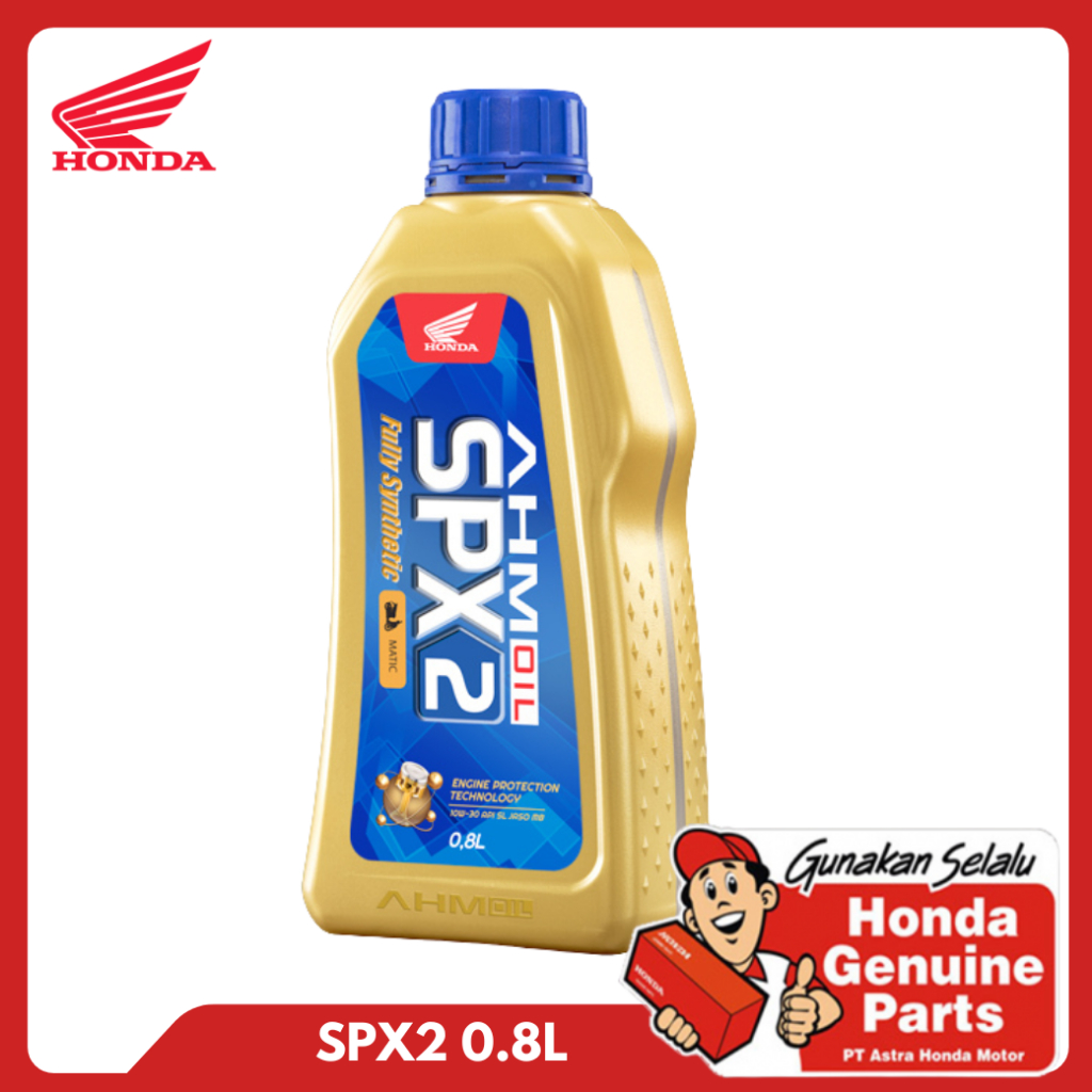Jual Ahass Mia Motor Oli Motor Matic AHM SPX 2 Oil 0.8L Oli Motor Honda ...