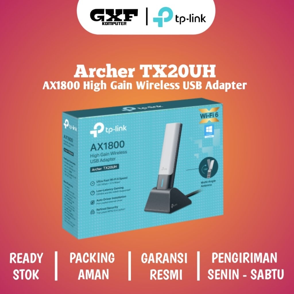 Jual TP-LINK Archer TX20UH AX1800 High Gain Wireless USB Adapter ...