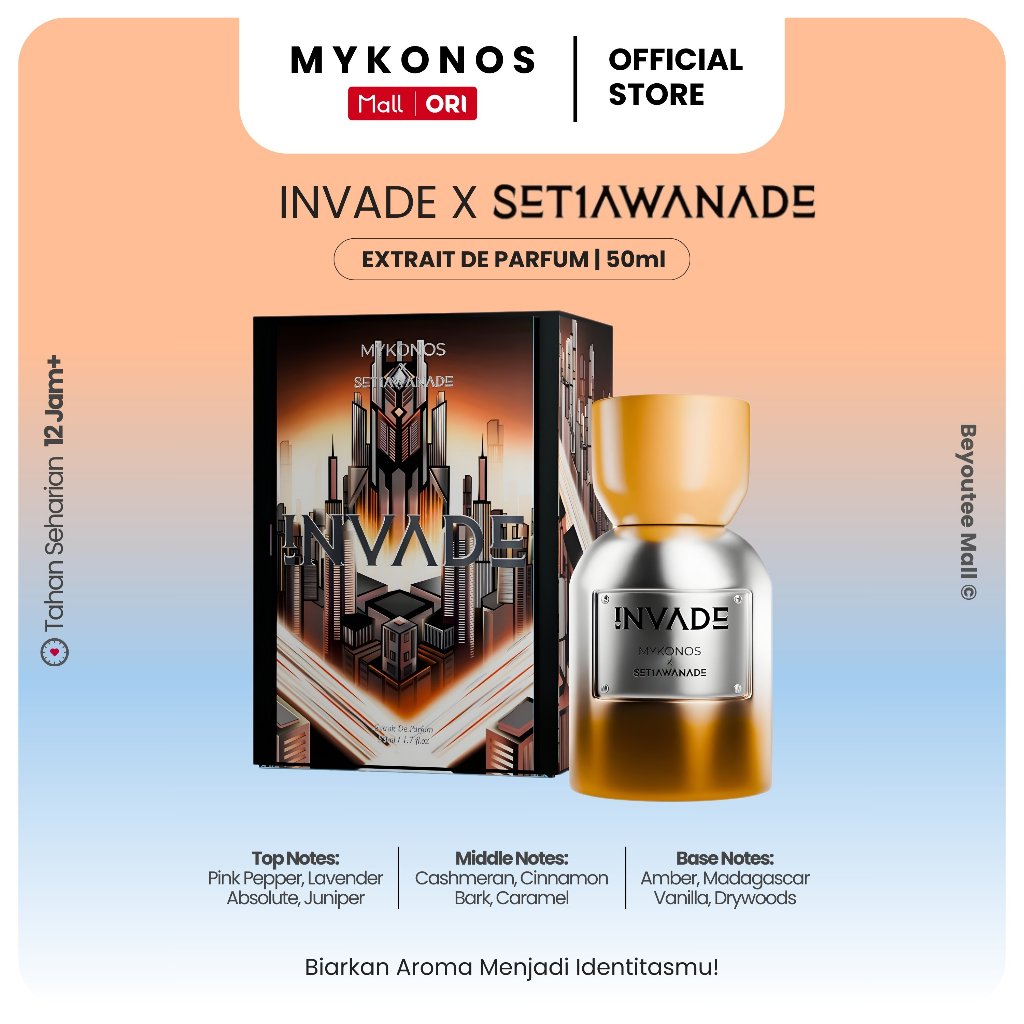Jual Mykonos x SetiawanAde Invade Extrait de Parfum 50ml | Shopee Indonesia