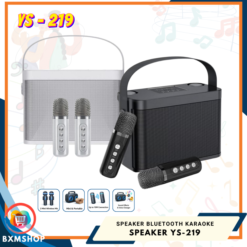 Jual Speaker YS-219 Ready Hitam & Putih! Mini Portable Wireless ...