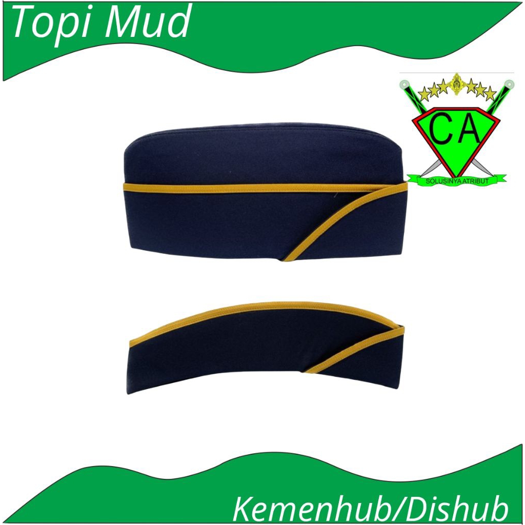 Jual Topi mud med met Perhubungan kemenhub dishub PNS Pria dan Wanita ...