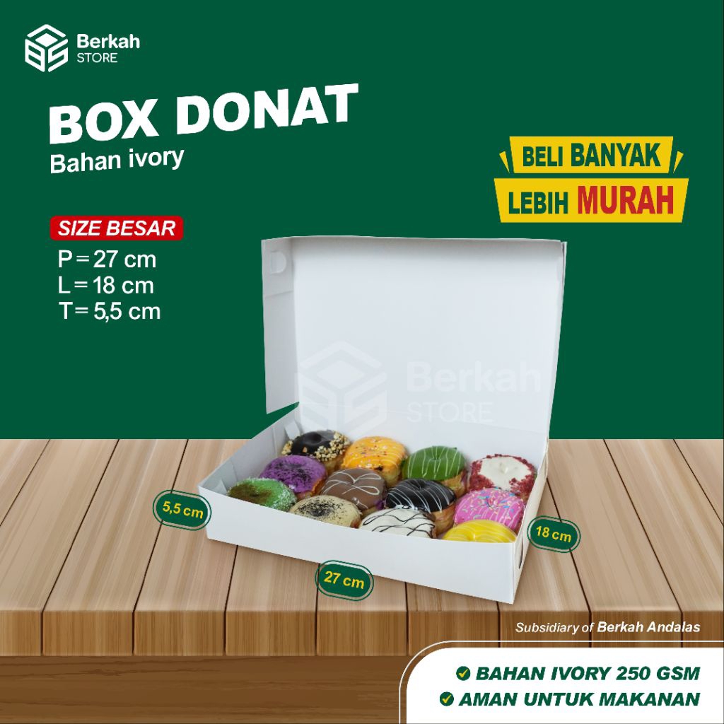 Jual Box Donat Terlengkap & Harga Terbaru Mei 2026 | Shopee Indonesia