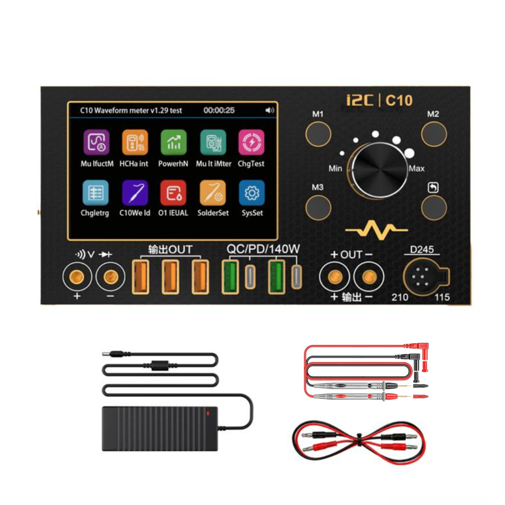 Jual I2C MULTIMETER C10 POWER CURRENT TESTER SHORT DETECTOR HP - AMPERE ...