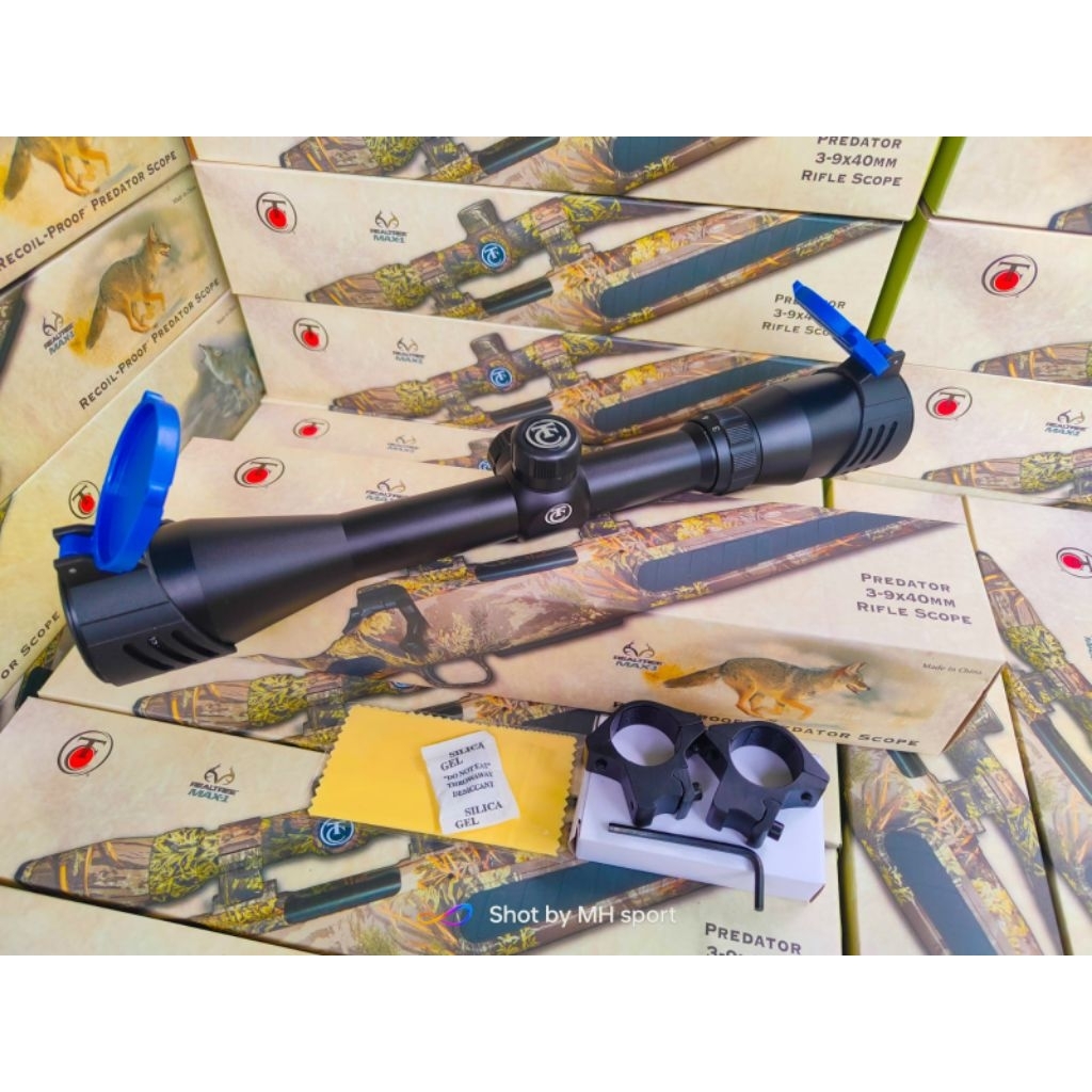 Jual TELESCOPE TC PREDATOR 3-9x40 mildot, HK angka | Shopee Indonesia
