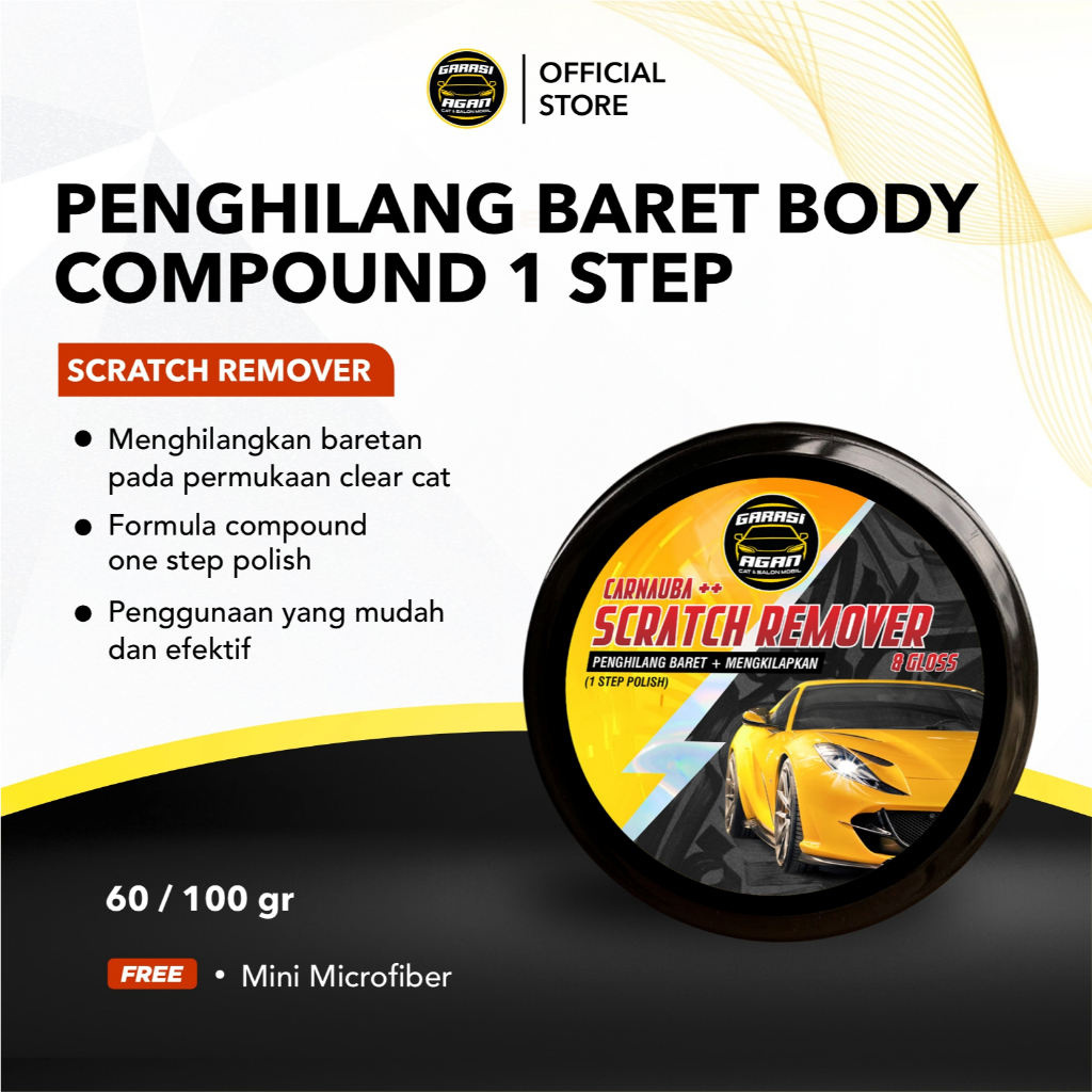 Jual GARASI AGAN Scratch Remover Penghilang Baret Body Cat Mobil dan ...