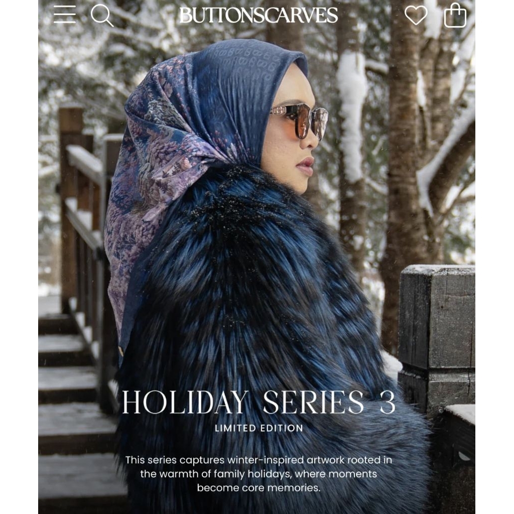 Jual Buttonscarves HOLIDAY 1, HOLIDAY 2 dan HOLIDAY 3 series - New Ori ...