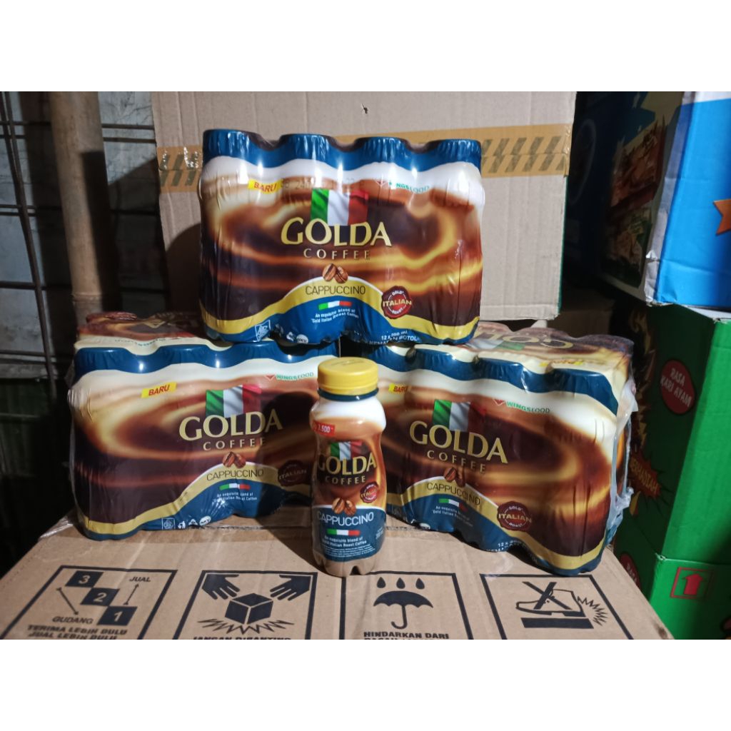 Jual Golda Coffee Dolce Latte / Cappuccino – 1 Pack Isi 12 Botol @200ml ...