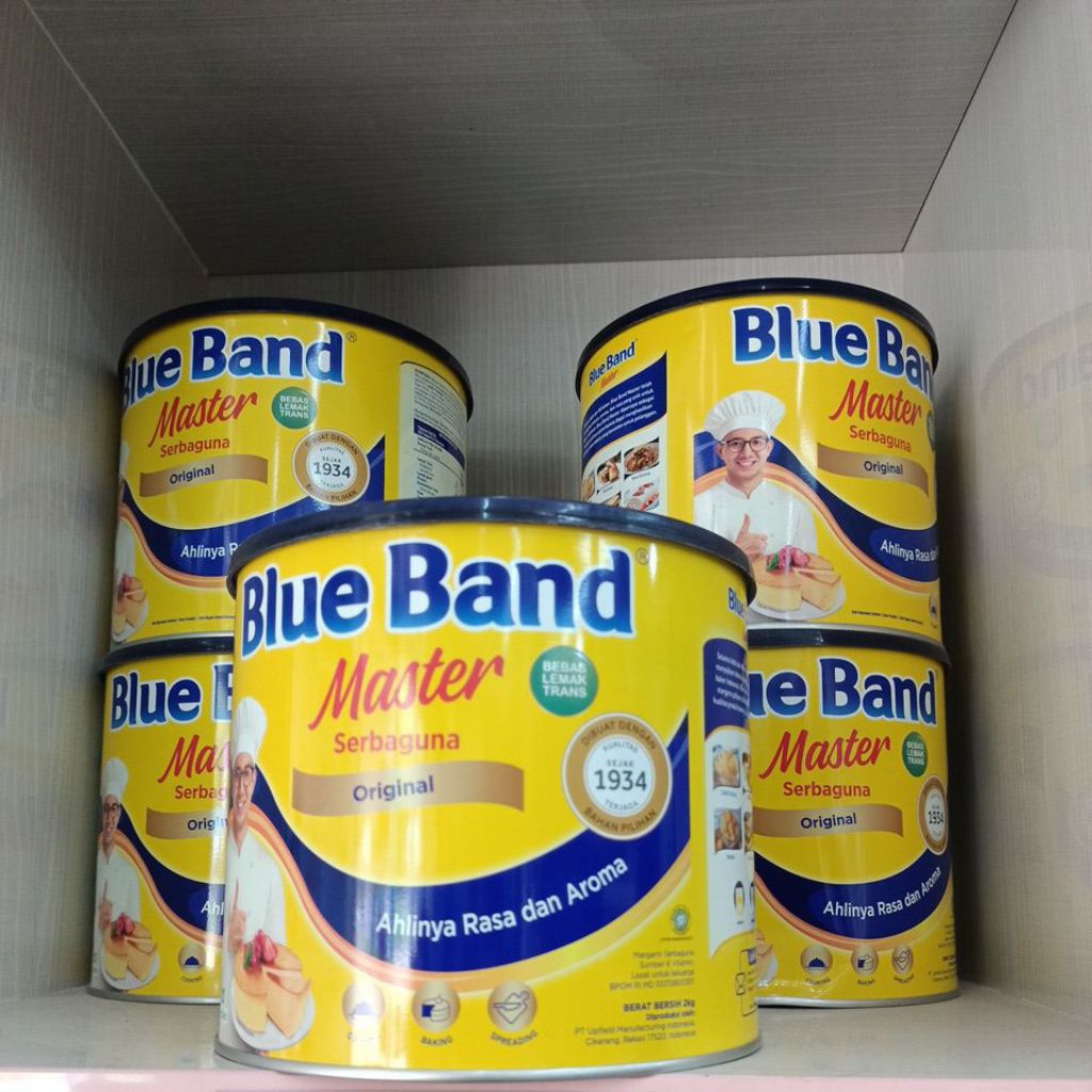 Jual Blue Band Master kaleng 2kg | Shopee Indonesia