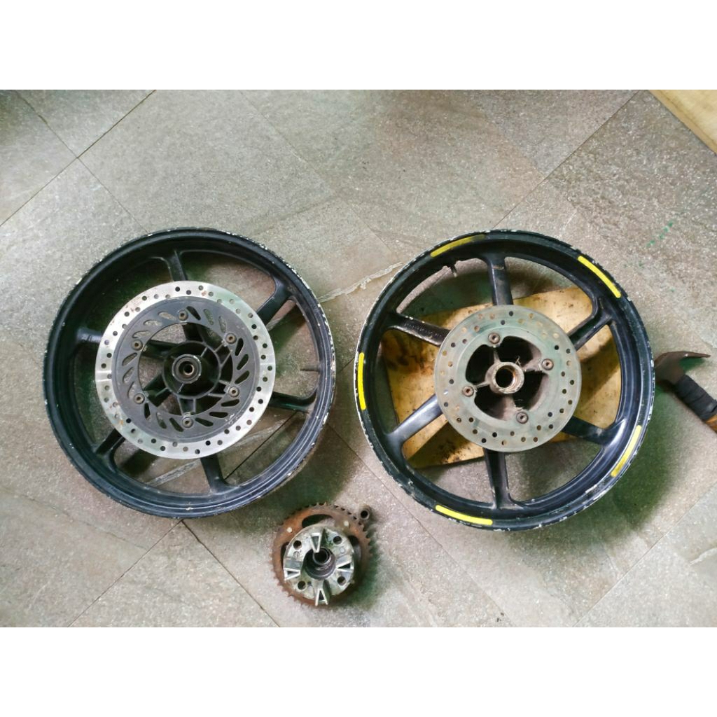Jual Velg Enkei model CBR OLD TAG TVS Sonic 125 old Ninja bajaj pulsar ...