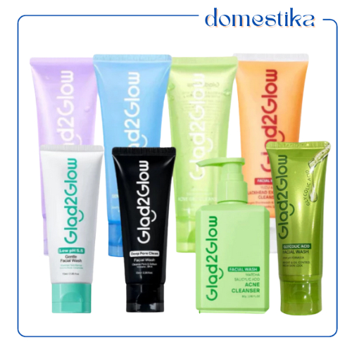 Jual -Domestika- Glad2Glow CLEANSER SERIES - FACEWASH - PERFECT VITA C ...