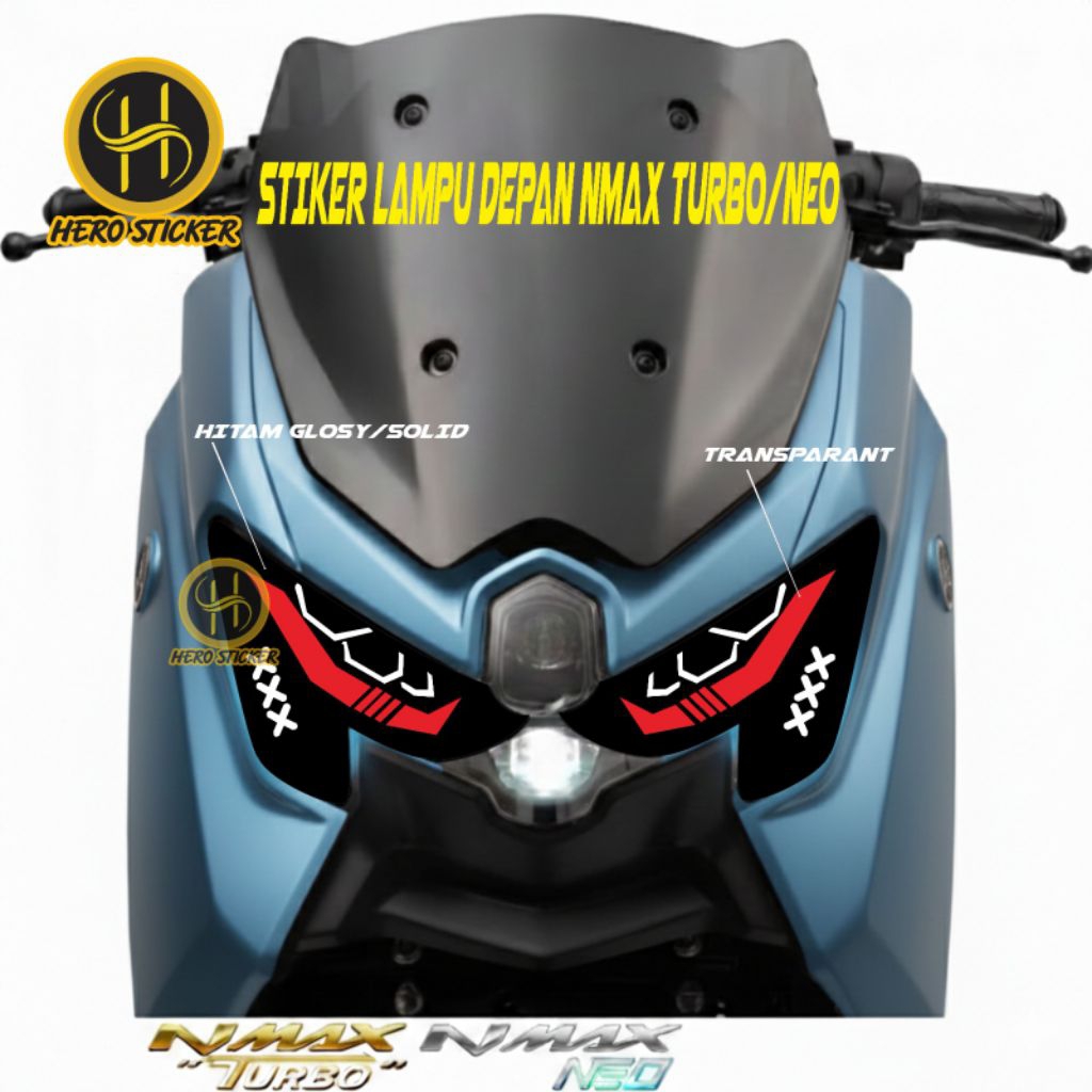 Jual STIKER LAMPU DEPAN DAN SEIN DEPAN NMAX TURBO/NEO | Shopee Indonesia