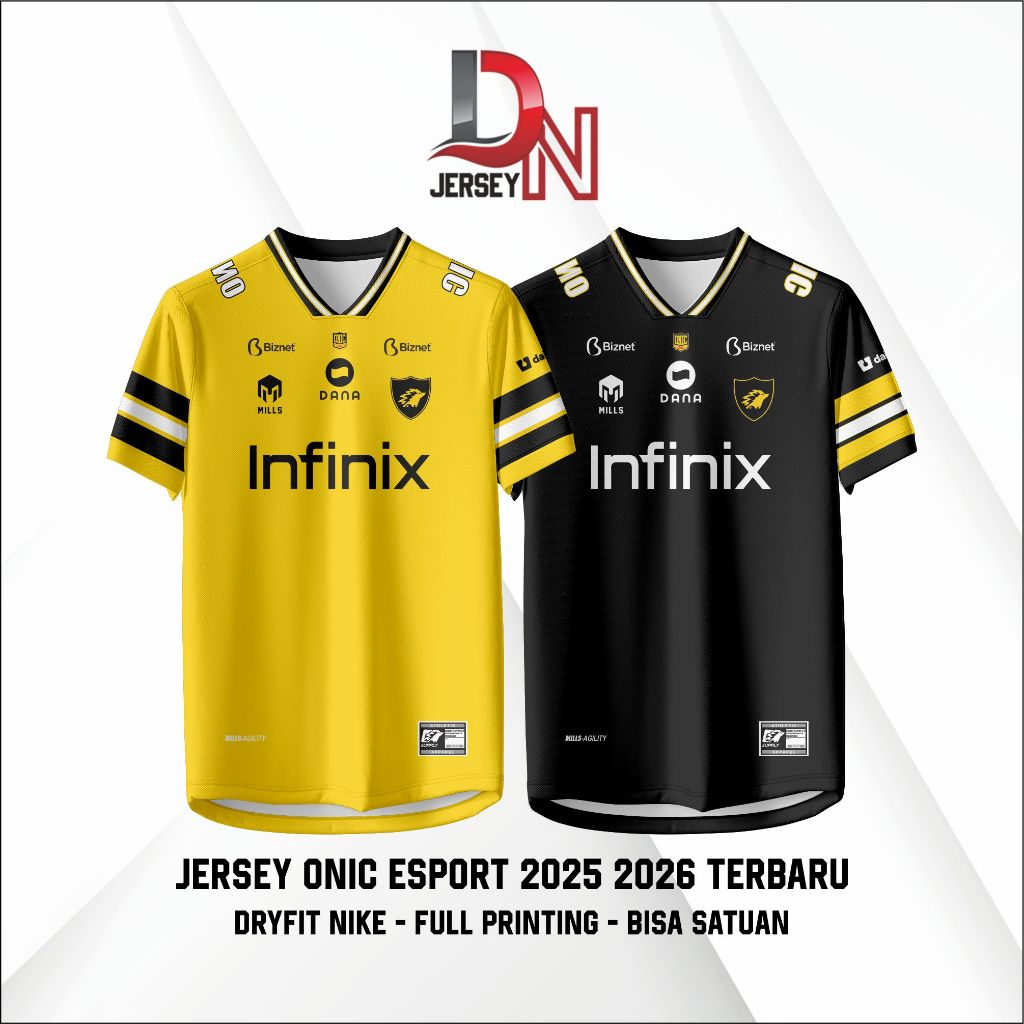 Jual Jersey Baju Kaos GAMING ONIC ESPORT 2025 - 2026 TERBARU (free ...