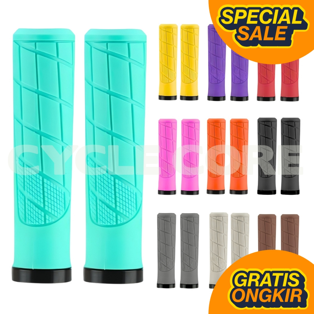 Jual Hand Grip Sepeda Grip Single Lock SL1 MTB Sepeda Lipat Fixie ...