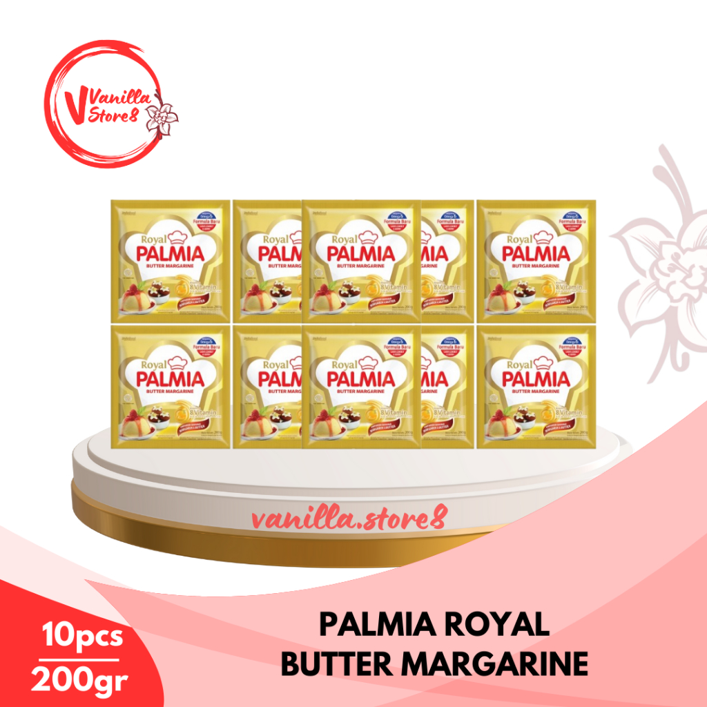 Jual PALMIA ROYAL BUTTER MARGARINE 10pcs 200g | Shopee Indonesia