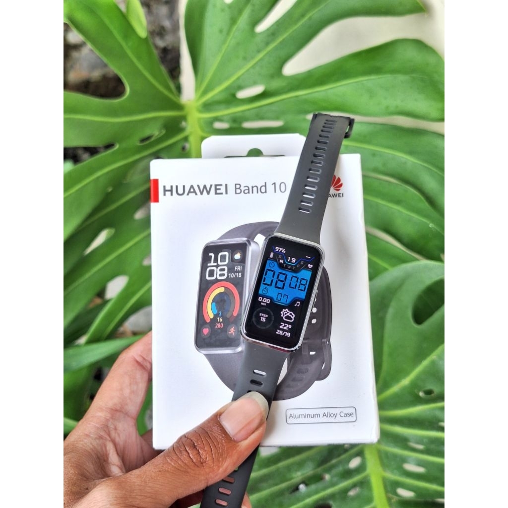 Jual Huawei Band 10 Black Alluminium Case Garansi on Fullset | Shopee ...
