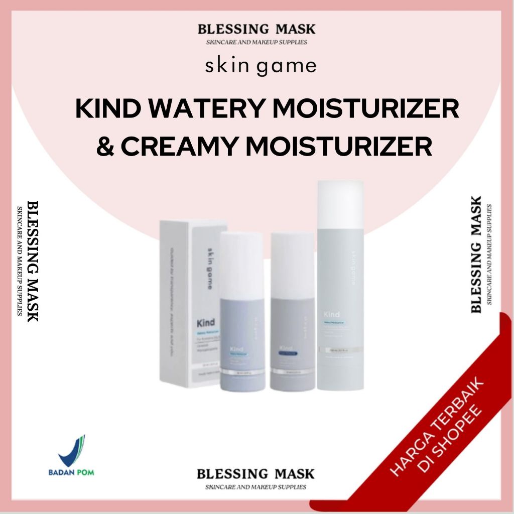 Jual Skin Game Kind Watery Moisturizer 30gr | Skingame Cream ...