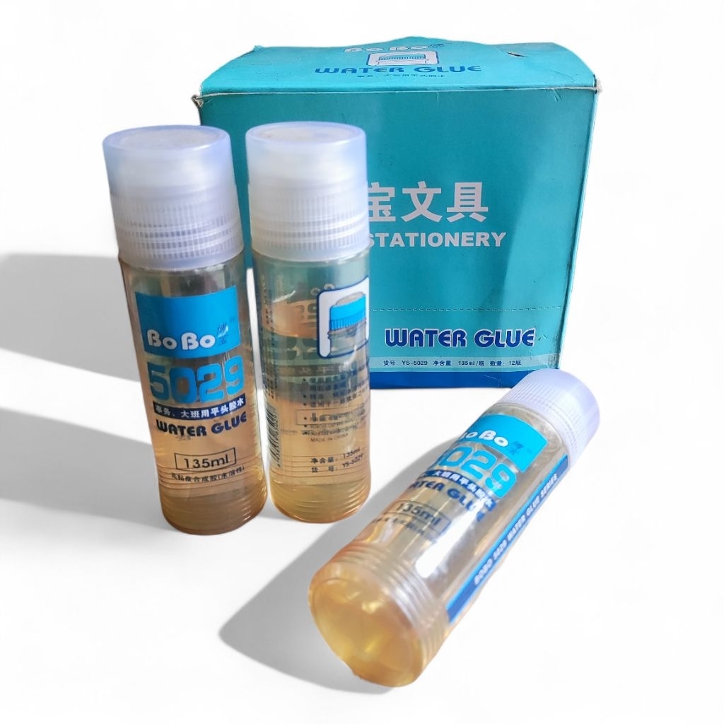 Jual lem cair/ liquid glue/ water glue/ lem kertas cair besar bobo ...