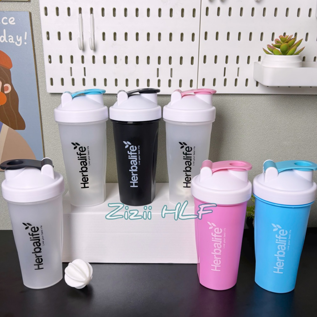 Jual Botol shaker HLF 600ml dengan ring ball | Shopee Indonesia