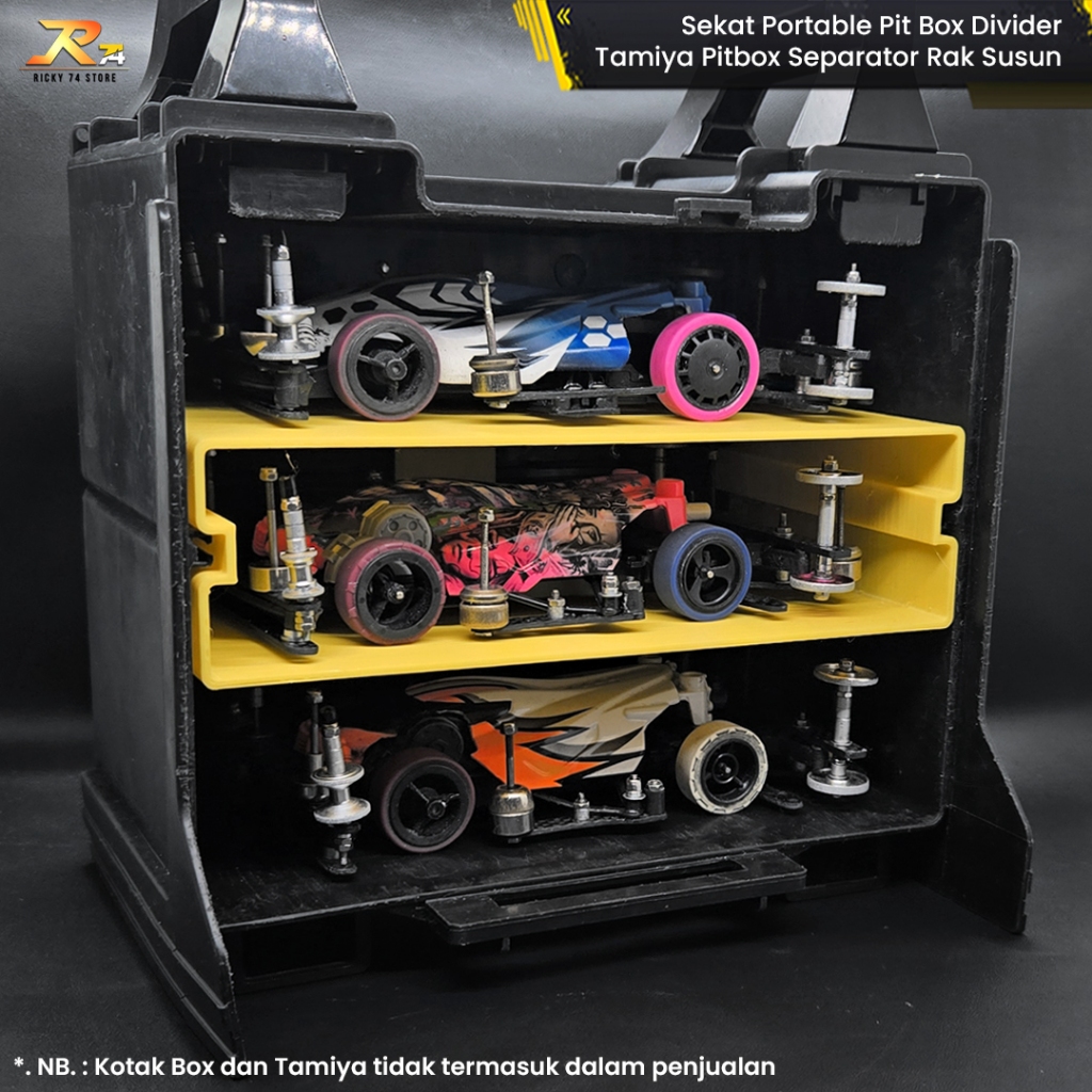 Jual Sekat Portable Pit Box Divider - Tamiya Pitbox Separator Sekat Rak ...