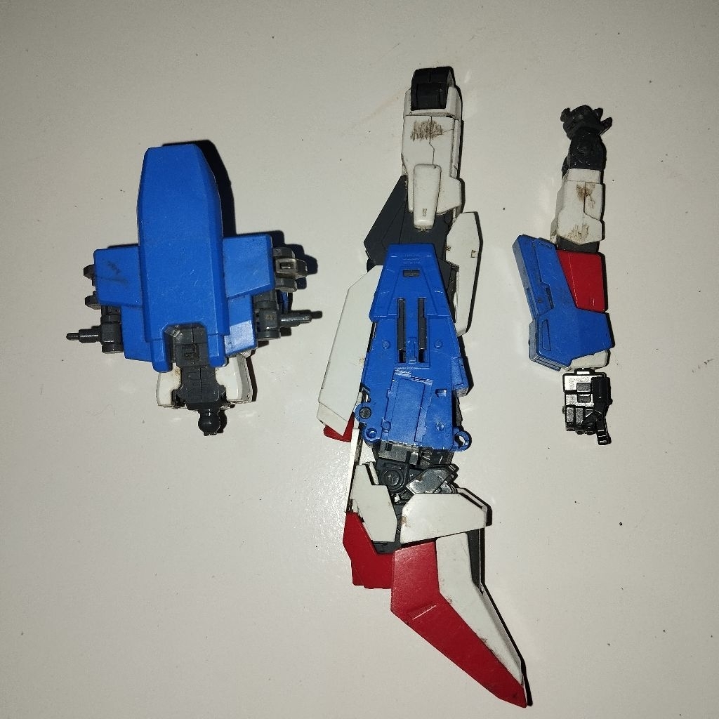 Jual MG 1/100 Gundam zeta part junk body atas, kaki 1,tangan 1 Bandai ...