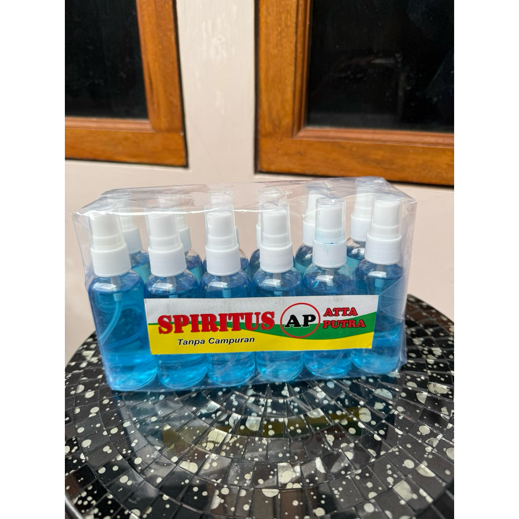 Jual SPIRTUS BIRU BOTOL SPRAY 1 SLOP (12PCS) | Shopee Indonesia