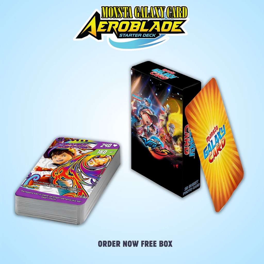 Jual MONSTA BOBOIBOY GALAXY CARD PEK AEROBLADE STATER DECK UNOFFICIAL ...