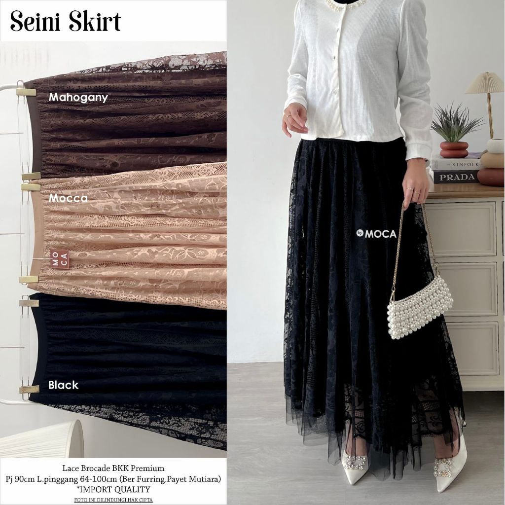 Jual SEINI SKIRT ORIGINAL BY MOCA | Shopee Indonesia