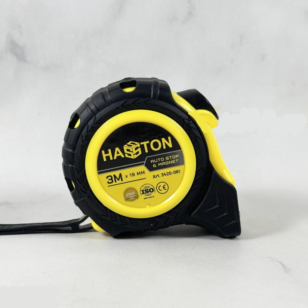 Jual Prohex Hasston 3420 ROLL METER Meteran Karet Hitam 3 5 7.5 meter ...