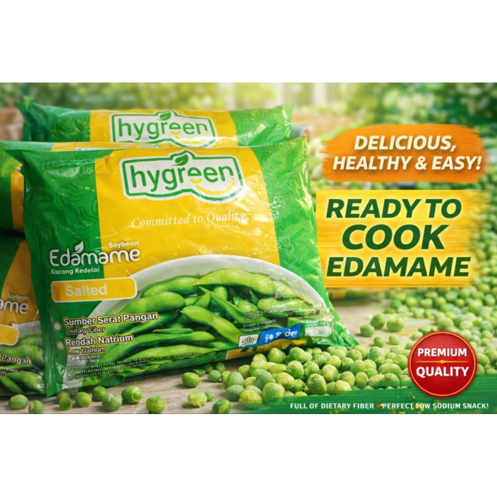 Jual Rinjani Hygreen Edamame Salted 500grm | Shopee Indonesia
