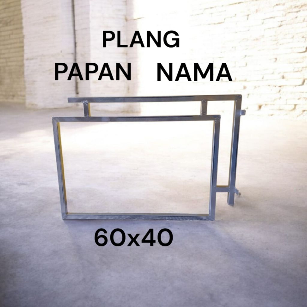 Jual Rangka banner gantung/plang papan nama | Shopee Indonesia