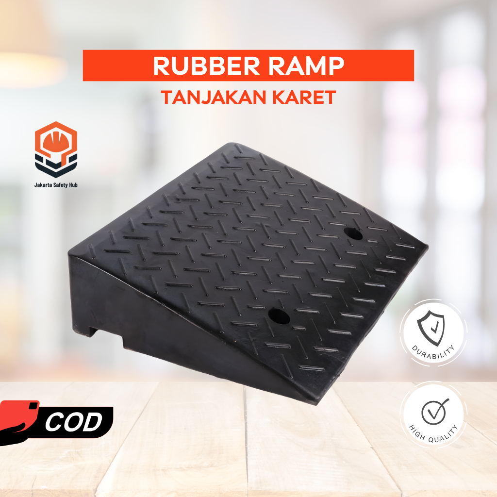 Jual Rubber Ramp Tanjakan Karet Mobil Motor Heavy Duty Anti Slip - Alas ...