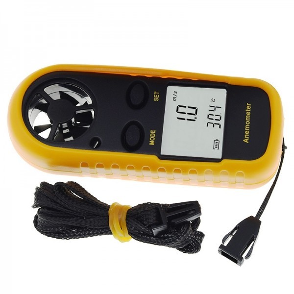 Jual Digital Anemometer 0-30m/s Wind Speed Meter -10 - 45C Temperature ...