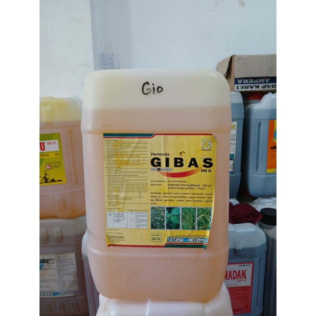 Jual HERBISIDA SISTEMIK GIBAS 240SL ISI 20 LITER | Shopee Indonesia