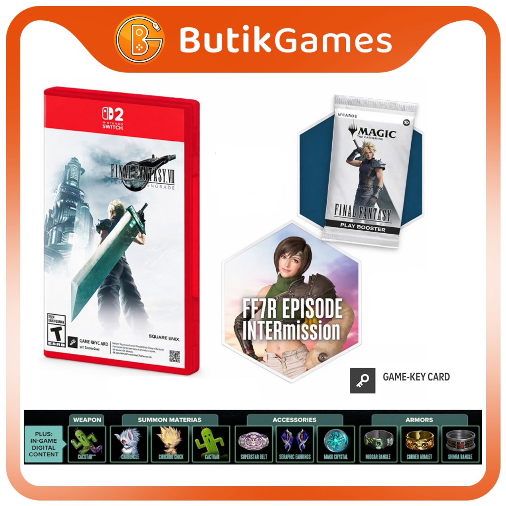 Jual FF 7 FF VII Final Fantasy VII 7 Remake Intergrade Nintendo Switch ...
