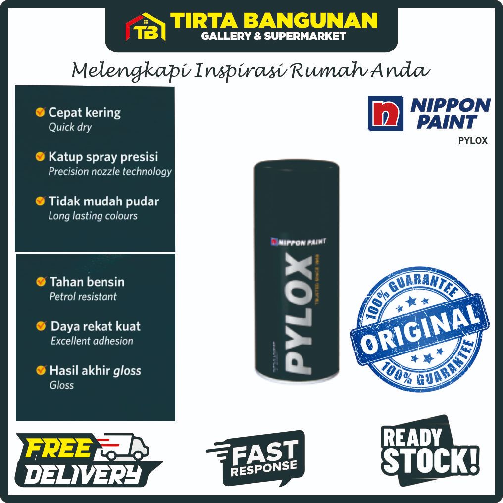 Jual Nippon Pylox / Pilox / Pilok / Piloks Cat Semprot 300cc Original ...