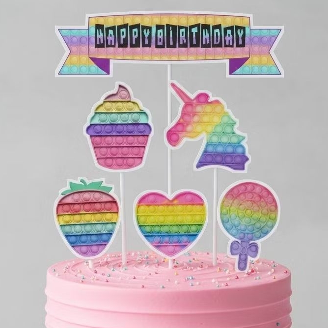 Jual TOPPER CAKE CUSTOM TOPPER ULANG TAHUN TOPPER ULTAH / HIASAN KUE ...