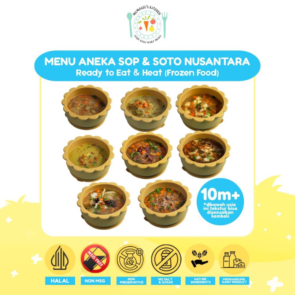 Jual ANEKA SOTO DAN SOP NUSANTARA (CATERING MAKANAN BAYI MPASI FROZEN ...