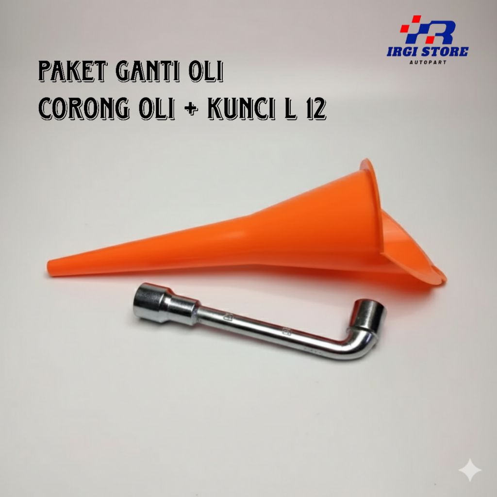 Jual 2 in 1 CORONG OLI & KUNCI SHOCK L 12 MM,,corong dan kunci L buka ...