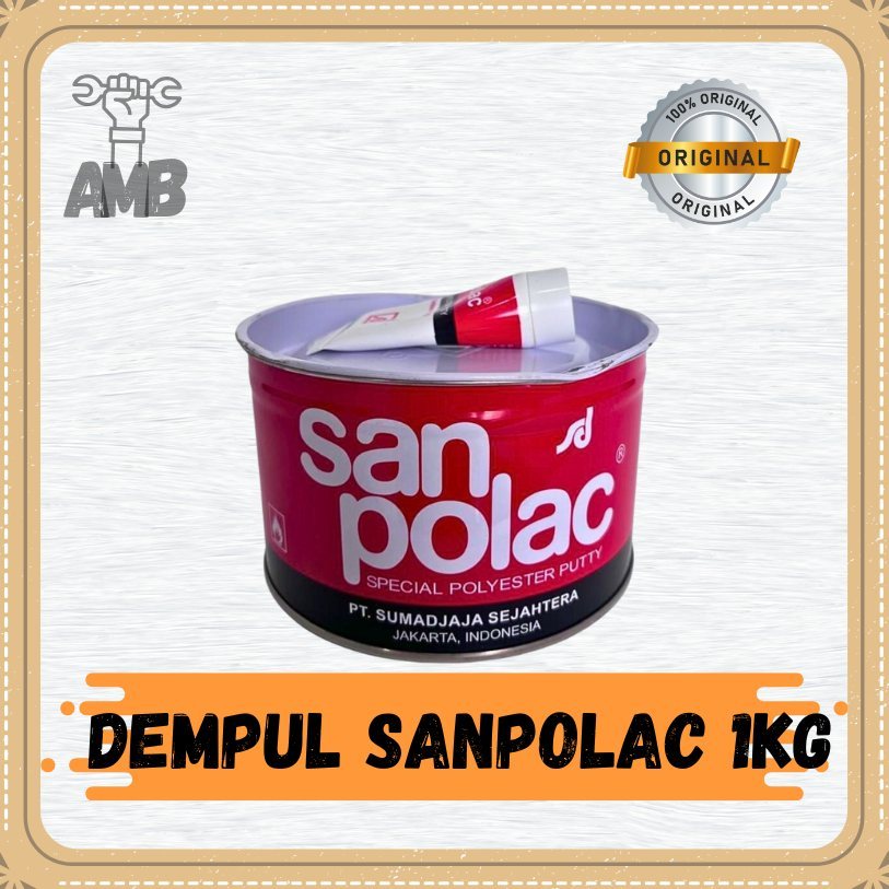 Jual SANPOLAC | DEMPUL SANPOLAC 1 KG PLUS HARDINER | HARGA GROSIR ...