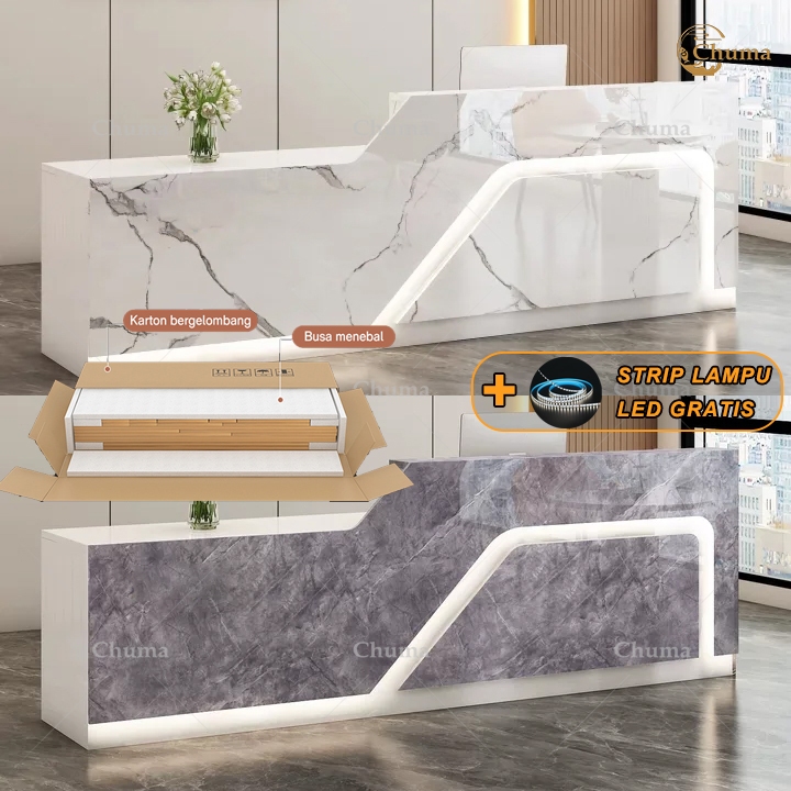 Jual [Garansi&180/200CM]Meja Kasir Kerja Minimalis Meja Bar Salon ...