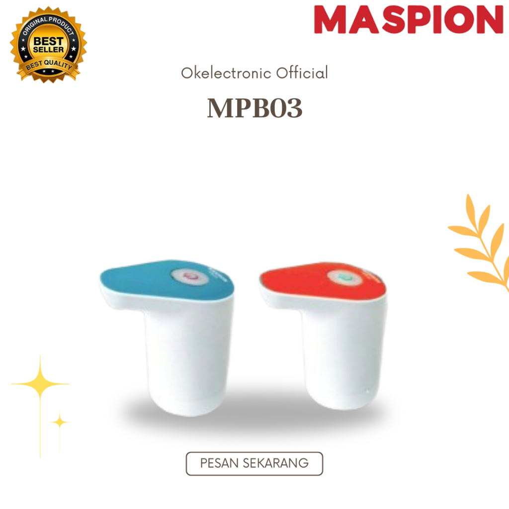 Jual Maspion pompa air galon MPB03 Pompa Galon Elektrik/MPB 03/MPB-03 ...