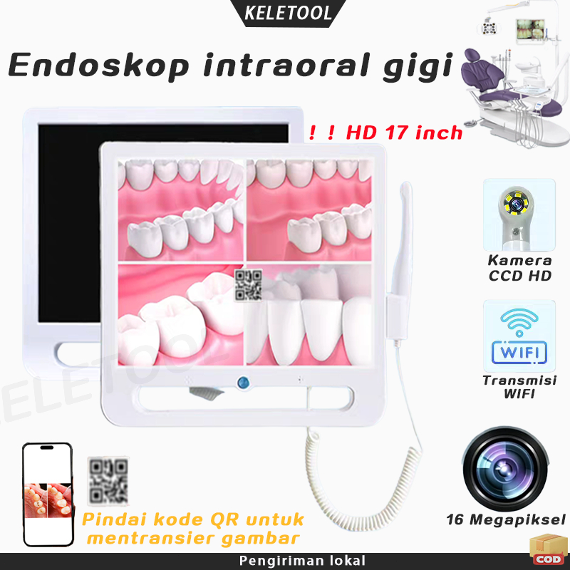 Jual Dental Endoscope with 17 in LCD Monitor Wifi Digital Layar Monitor ...