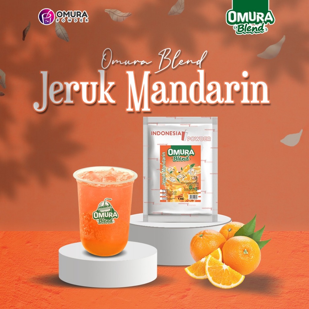 Jual BLEND Bubuk Minuman Premium Rasa Jeruk Mandarin Mix Gula 1 Kg ...