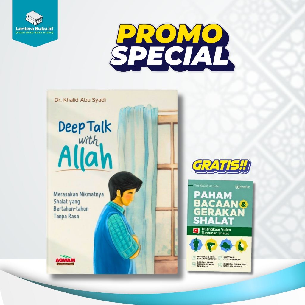 Jual (PROMO SPESIAL) Buku Deep Talk With Allah BONUS Paham Bacaan ...