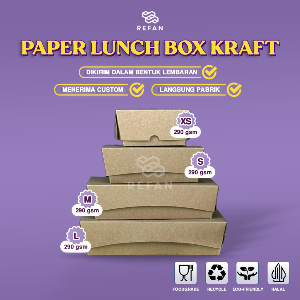 Jual Paper Lunch Box Terlengkap & Harga Terbaru April 2026 | Shopee ...