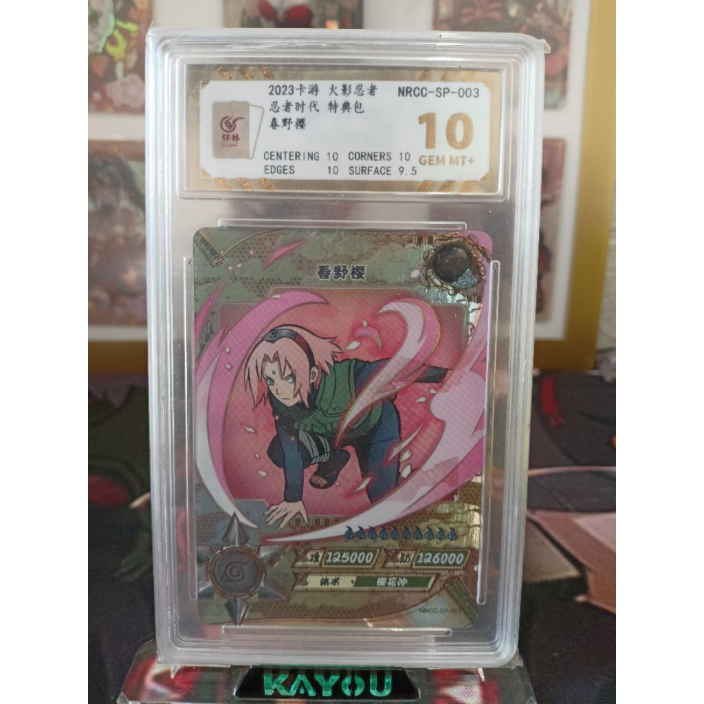 Jual Kartu naruto kayou SP SAKURA Grad 10 BAOCUI | Shopee Indonesia