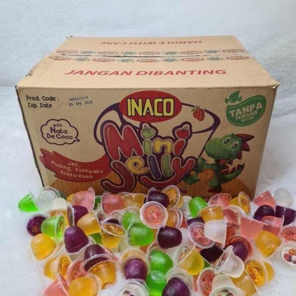 Jual (1KG) JELLY INACO KILOAN MIX RASA CUP EXP 2027 | Shopee Indonesia