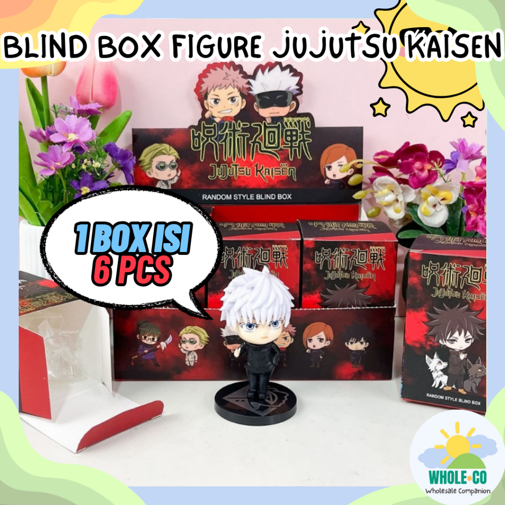 Jual (1 Box isi 6 Pcs) Blind Box Mainan Figure Jujutsu Kaisen Premium ...