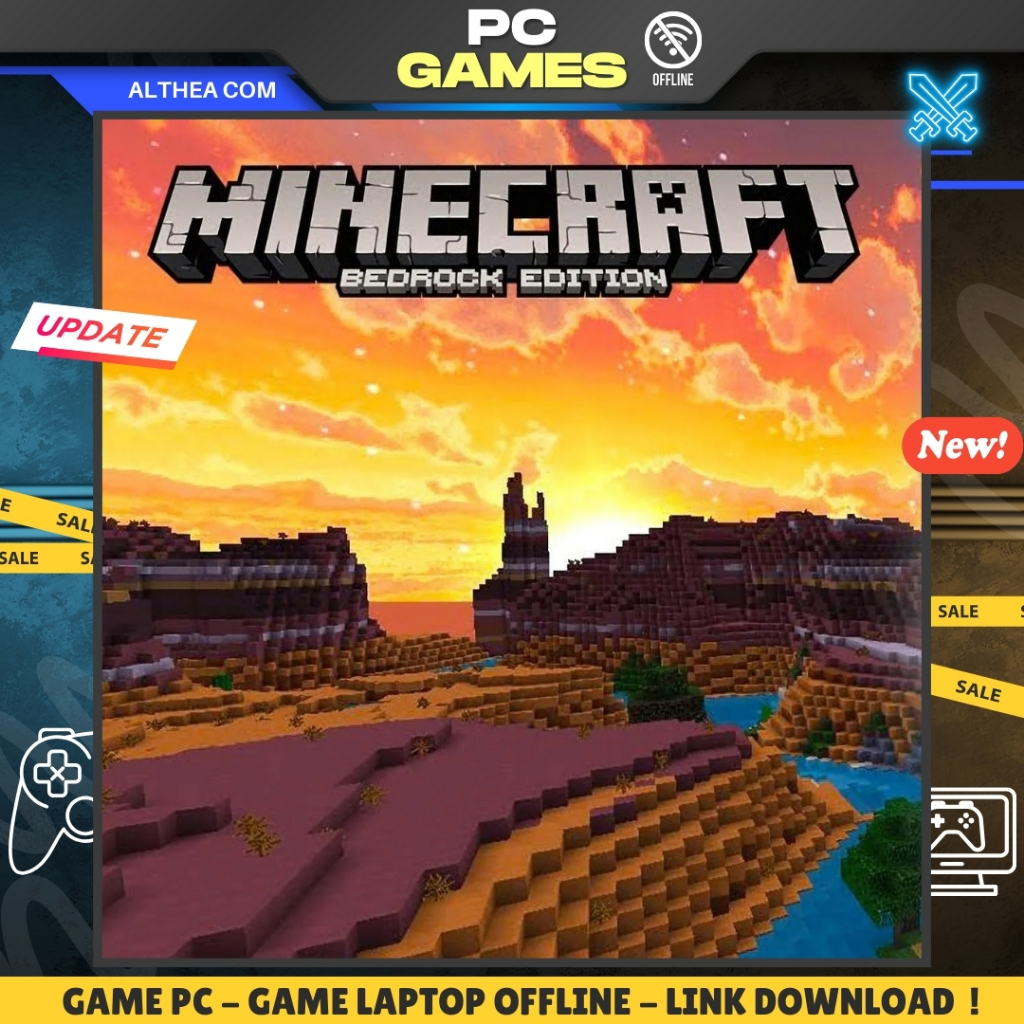 Jual MINECRAFT BEDROCK EDITION - SANDBOX / SURVIVAL - GAME PC – GAME ...